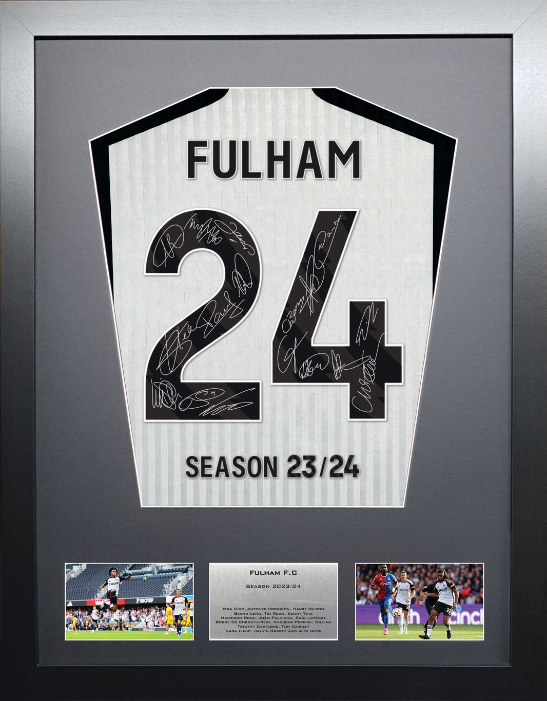 2024 Season Premier League Team Signed Displays – The Frame Lab