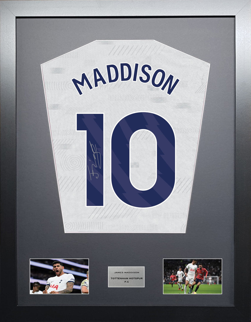 James Maddison Tottenham Hotspur signed shirt display 2024 season – The ...