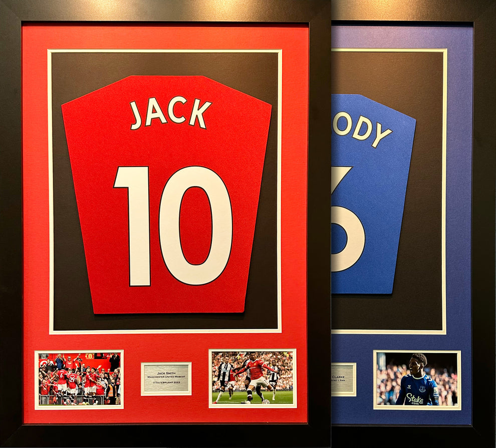 Junior DIY Football Shirt Framing Kit. TWIN PACK . – The Frame Lab